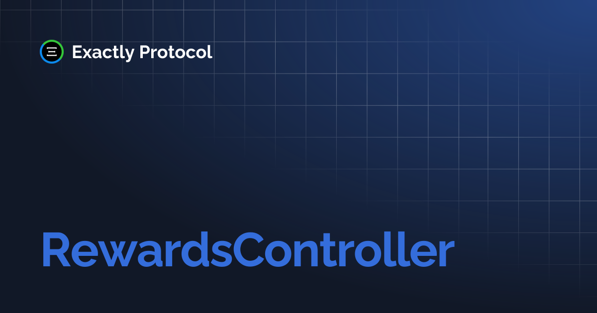 RewardsController | Exactly Protocol